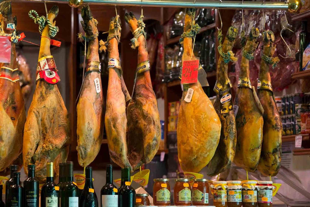There are four or five hundred domestic hams, but 240,000 Spanish hams ...