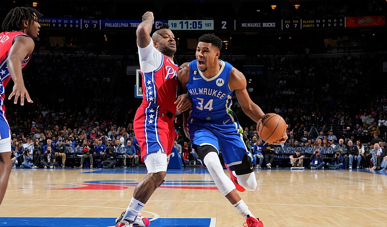 Tragic reversal!Antetokounmpo cuts 25+14+4, points fly + big hat Embiid ...