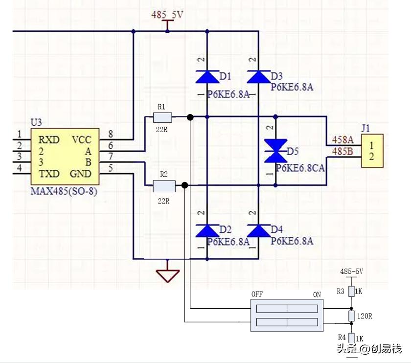 The RS485 terminal resistor and bias resistor are fixed so that the ...