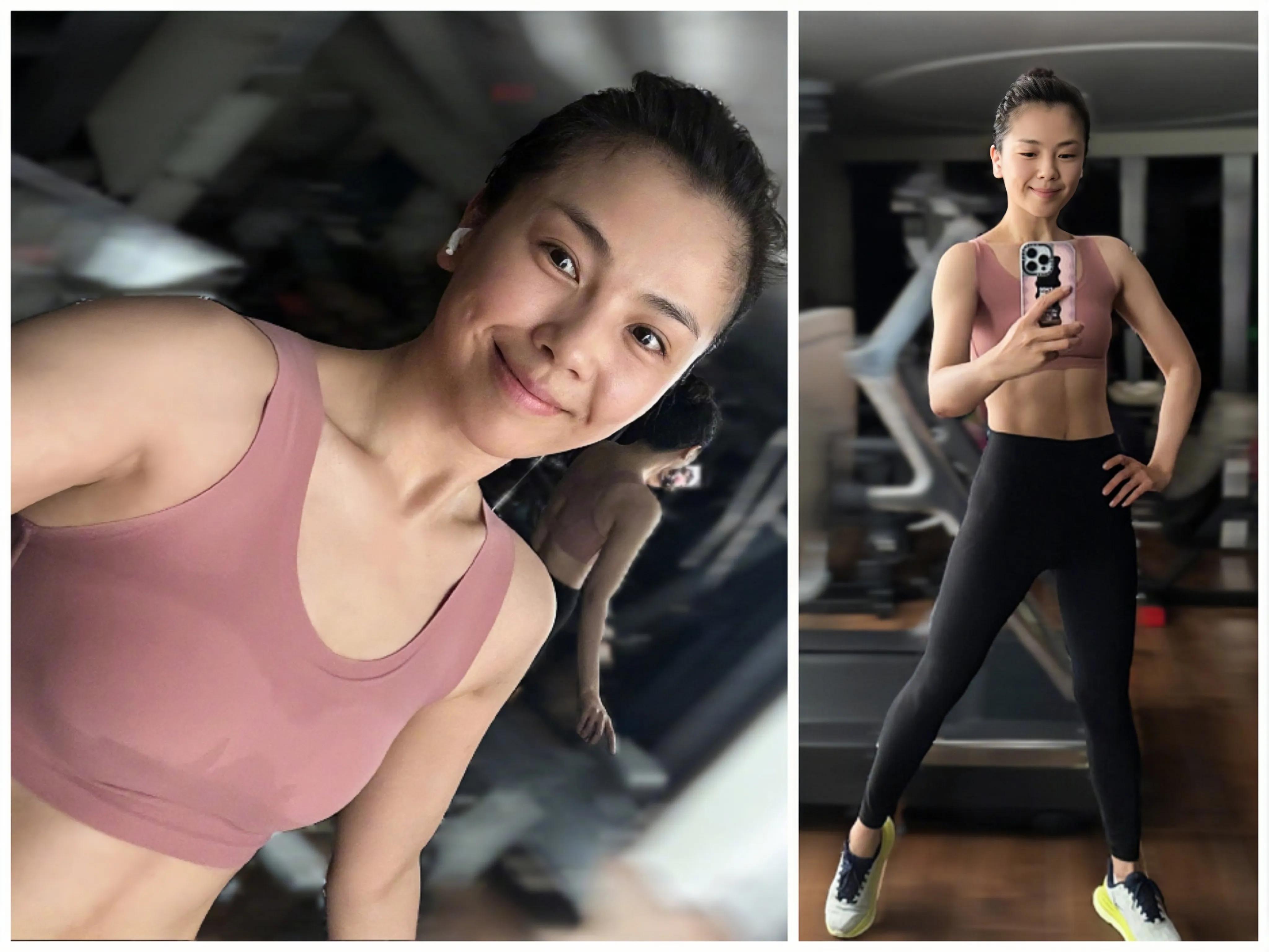 Liu Tao shows off her sculpted abs again, and netizens express their ...