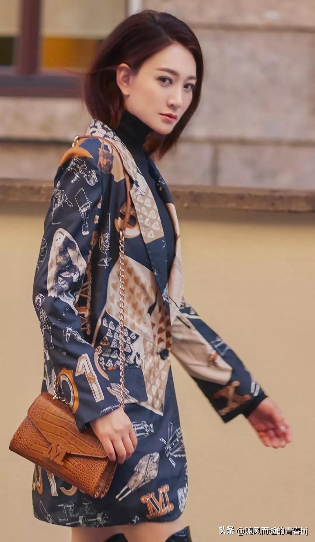 When the star "Li Xiaoran" doesn't laugh, her eyes always have a ...