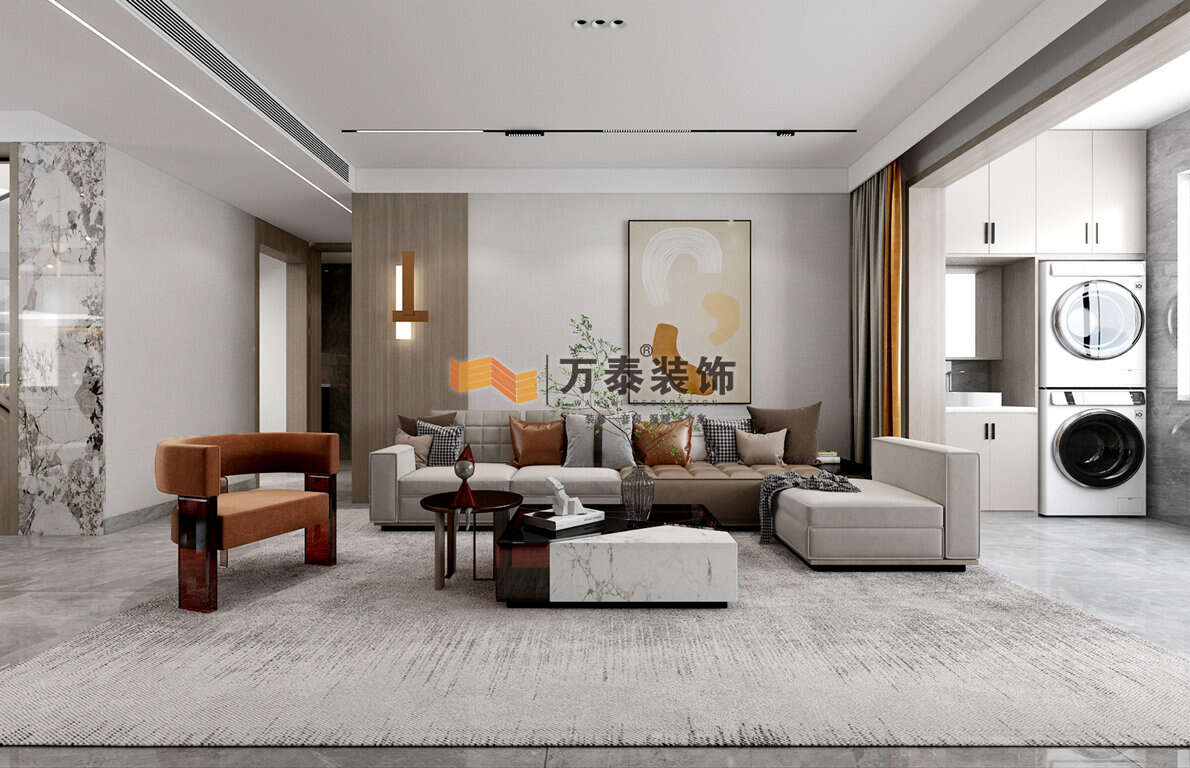 Jinan Zhonghai Longan 220㎡ Simple Style Decoration Case Sharing - iNEWS