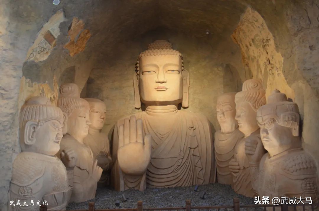 "Northwest Scenic Sites" Wuwei Tiantishan Grottoes (Liangzhou Grottoes ...