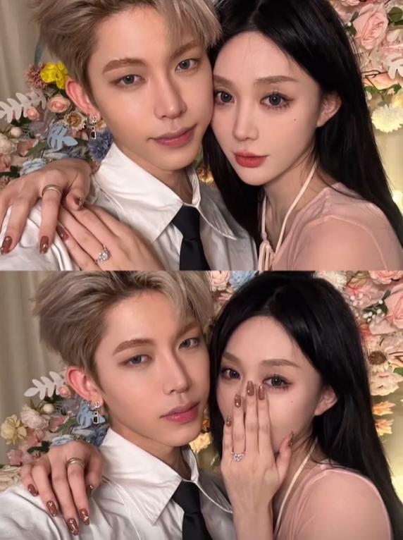 Million Internet celebrity Alex proposes to his girlfriend!Kneeling ...