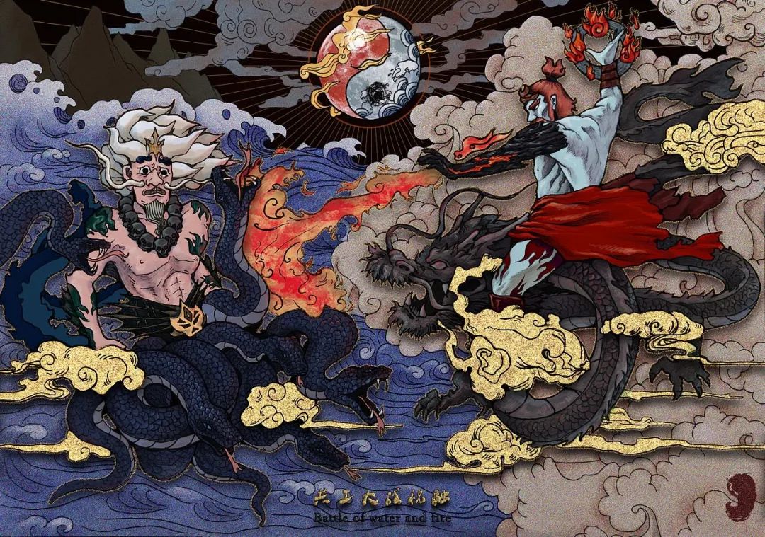 In ancient times, the god of fire, Gonggong's father—Zhu Rong - iMedia