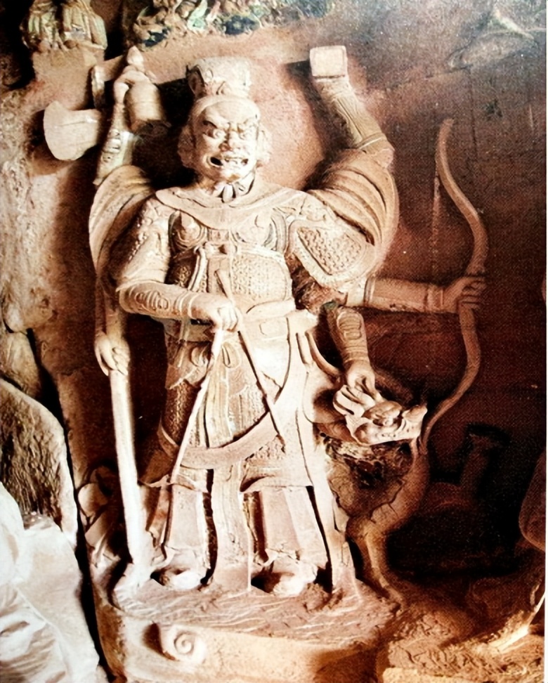 Episode 44 Dazu Rock Carving "Marshal Tianpeng" is more than 400 years ...
