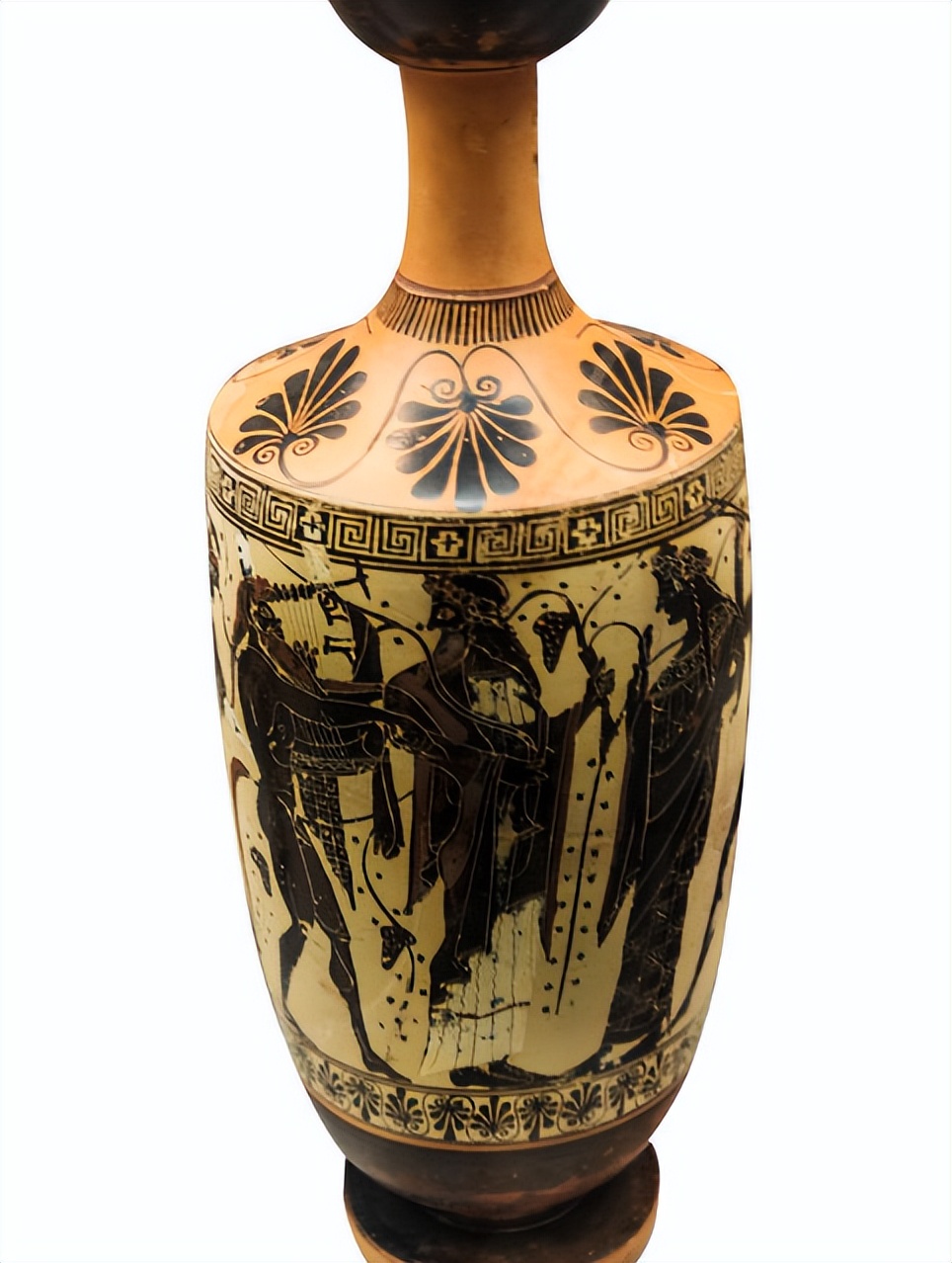 Ancient Greek jars and jars: geometric, oriental, black-painted, red ...