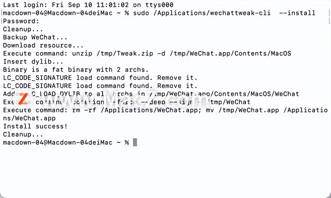 WeChat client plugin: WeChat fine-tuning assistant WeChatTweak mac Chinese version anti ...