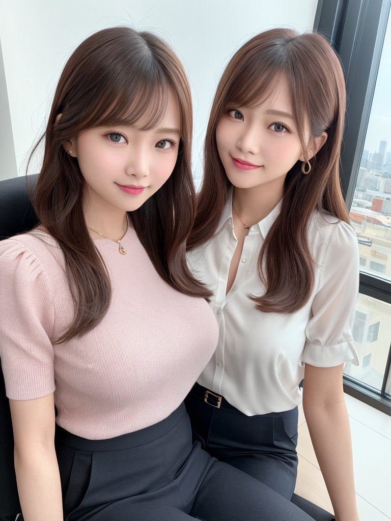Appreciation of beautiful pictures of two AI girls: how to distinguish between AI and real ...
