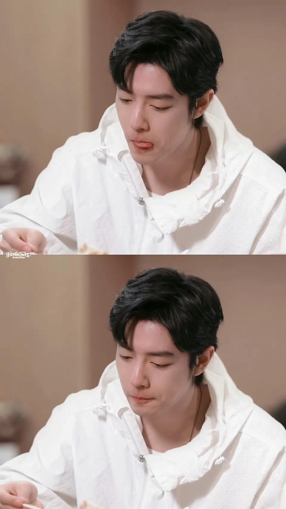 Big melon! Xiao Zhan was so spicy by Xi'an food that Zhao Liying burst into tears and waved with ...