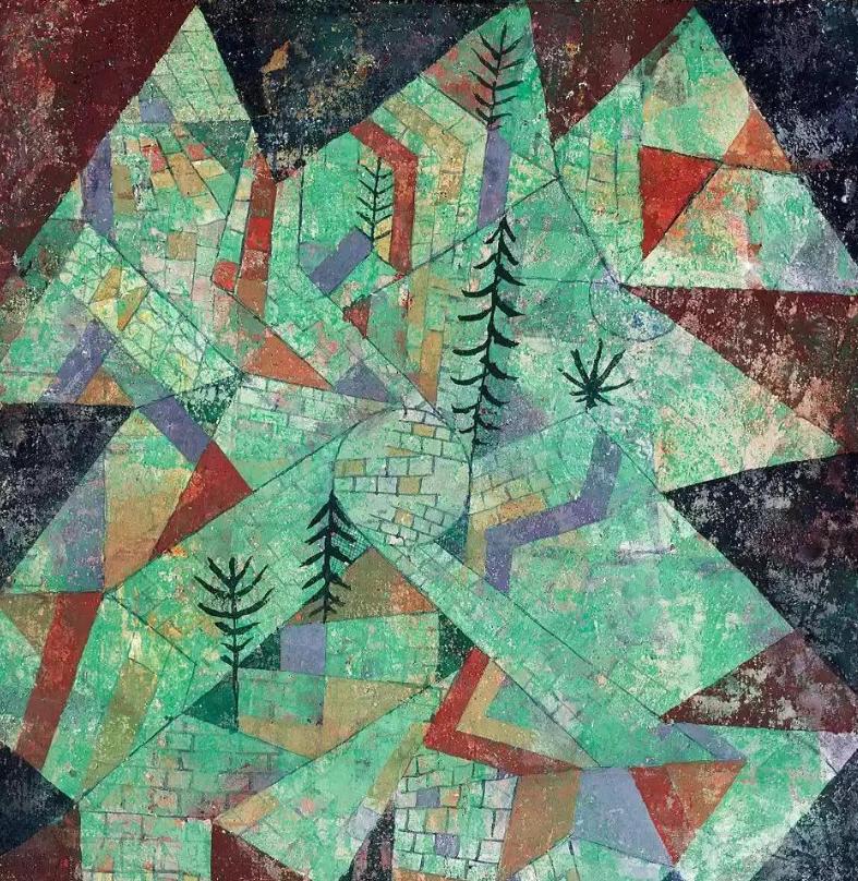 Swiss expressionist painter Paul Klee, symbolic art and graphic ...