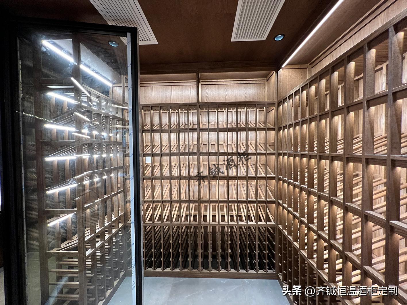 Custom wine cellar: a light luxury style where tradition and modernity ...