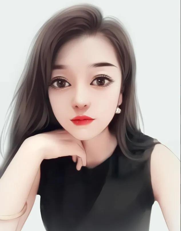 Change to a good-looking hand-painted avatar, the avatar of beautiful ...