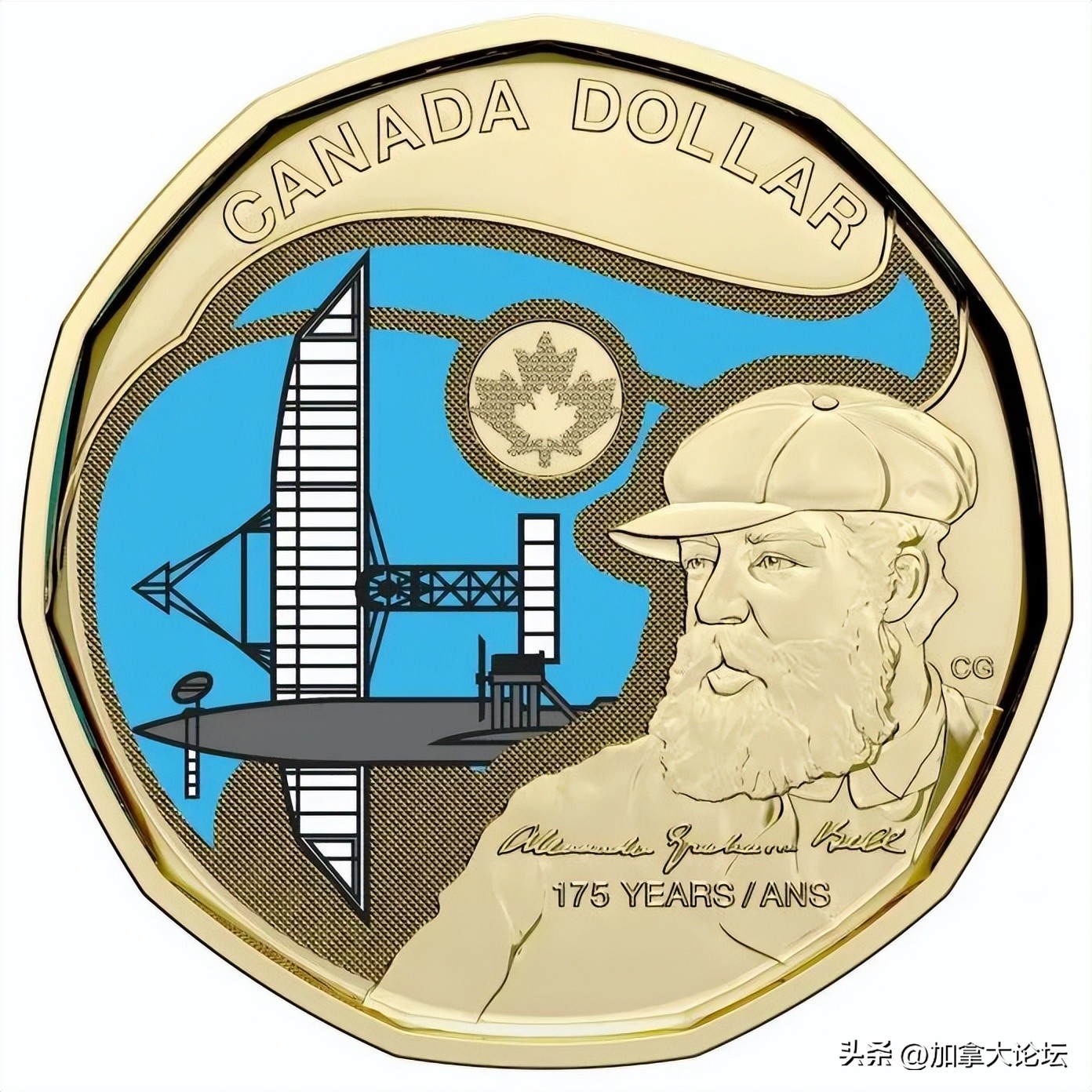 Canada's new dollar coin enters circulation rather bright and colorful ...