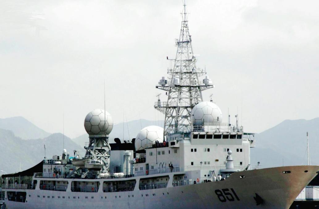 China's 815A Electronic Reconnaissance Ship: Chasing and reconnaissance ...