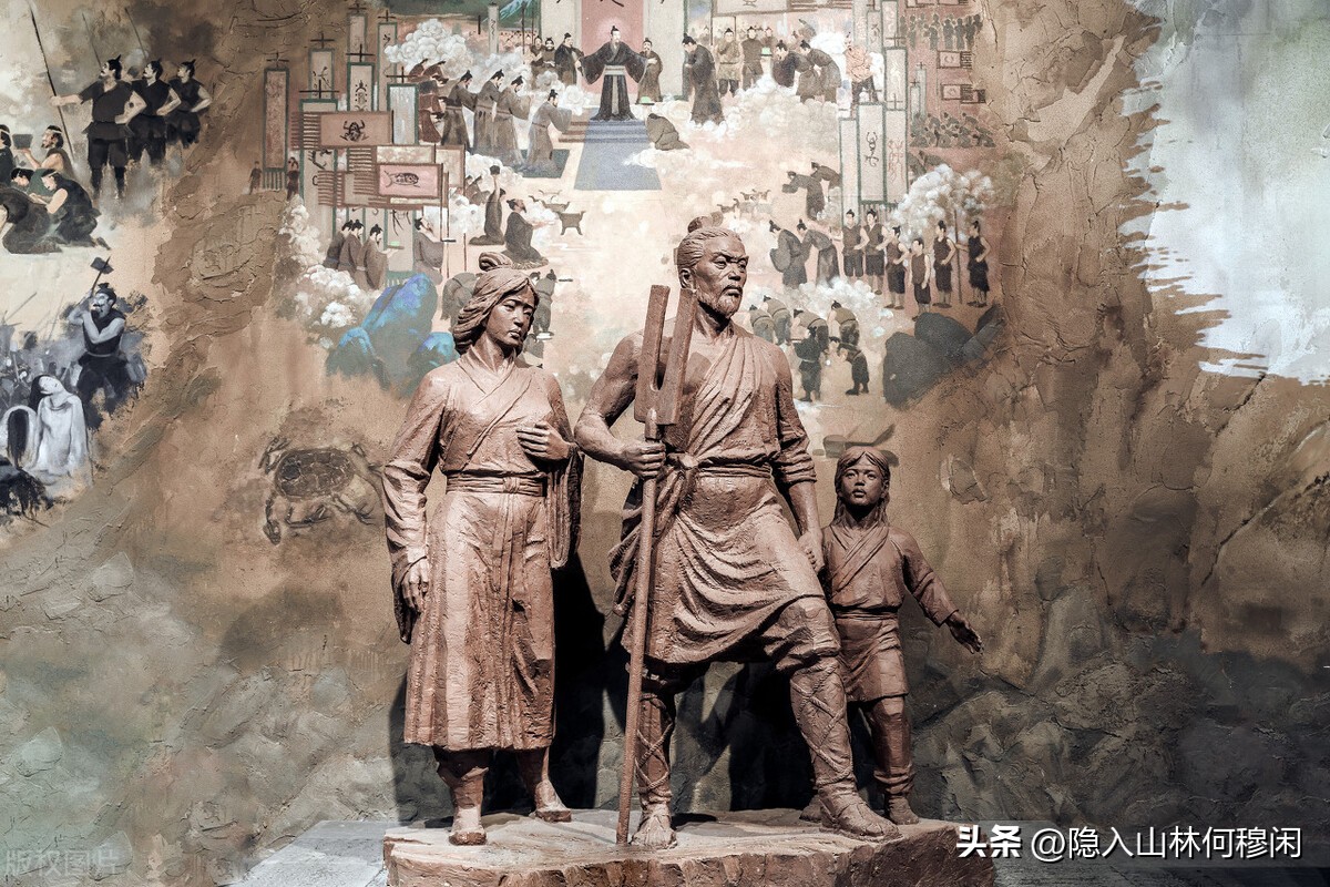 You don't know the ancient history, Dayu passed the house three times ...