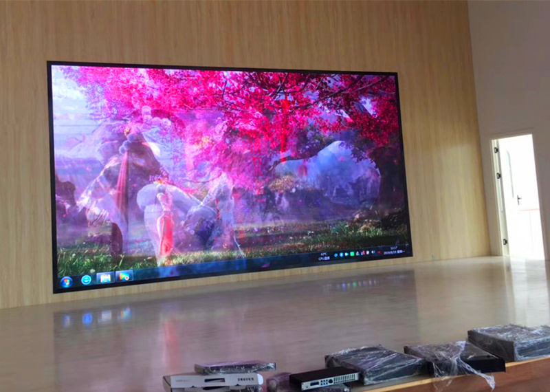 How to set the full screen of the LED display? - iMedia