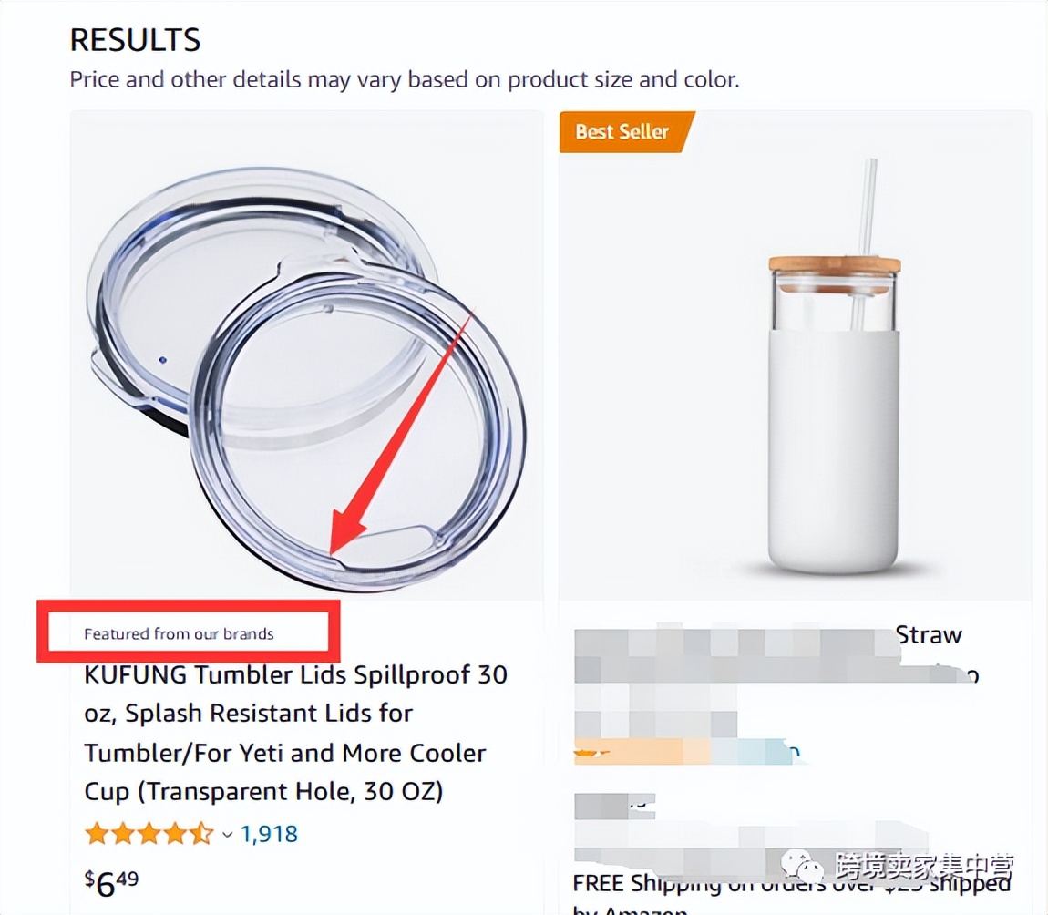 Two important positions in Amazon keyword search results - iNEWS