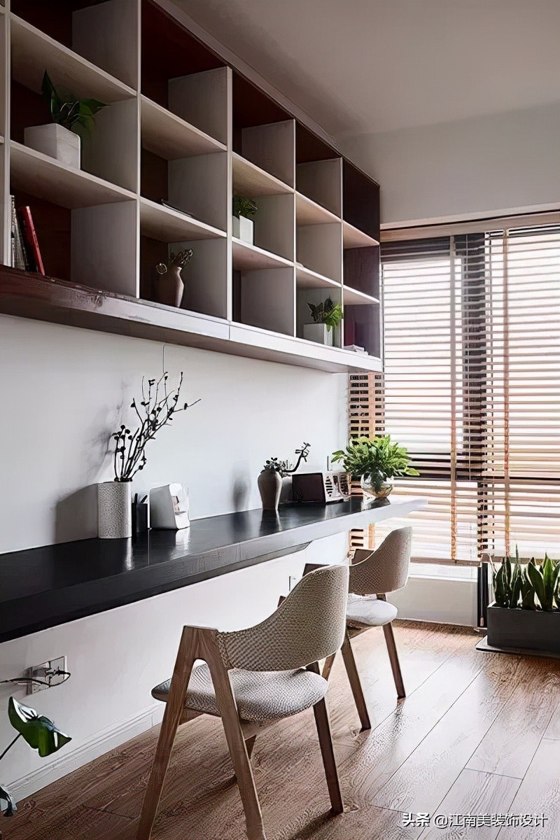 3 kinds of study room layout schemes, practical and generous - iNEWS