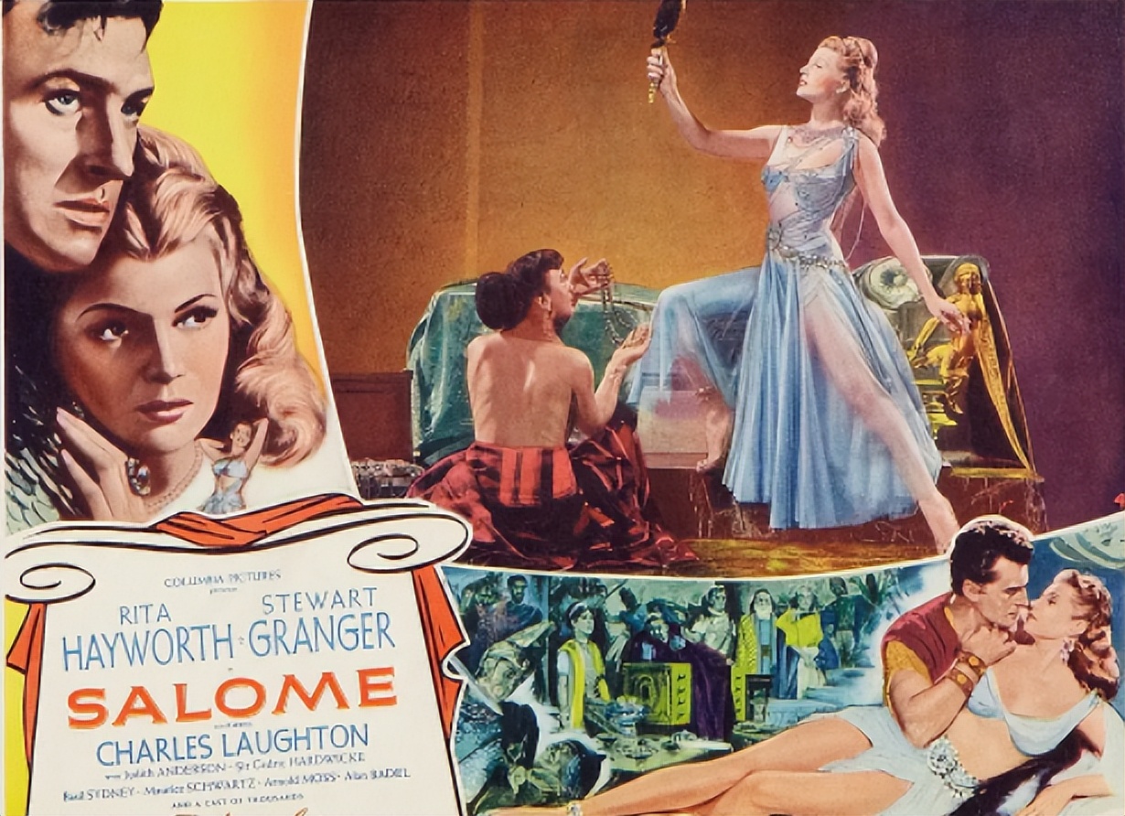 How does Hayworth's performance of "Salome" convey the emotional charm ...