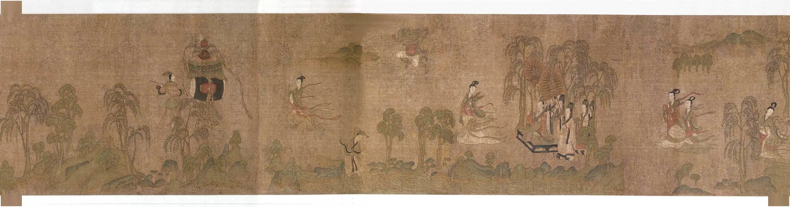 "Luo Shen Fu Picture Scroll", a beautiful encounter and nine ancient ...