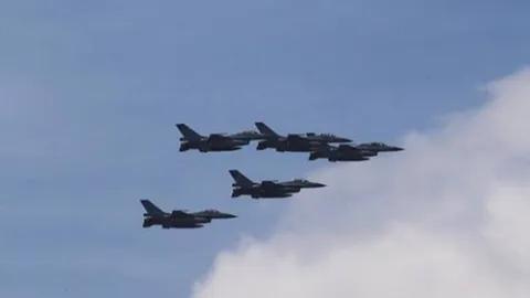 The Taiwan military keeps an eye on: 24 sorties of the People's ...