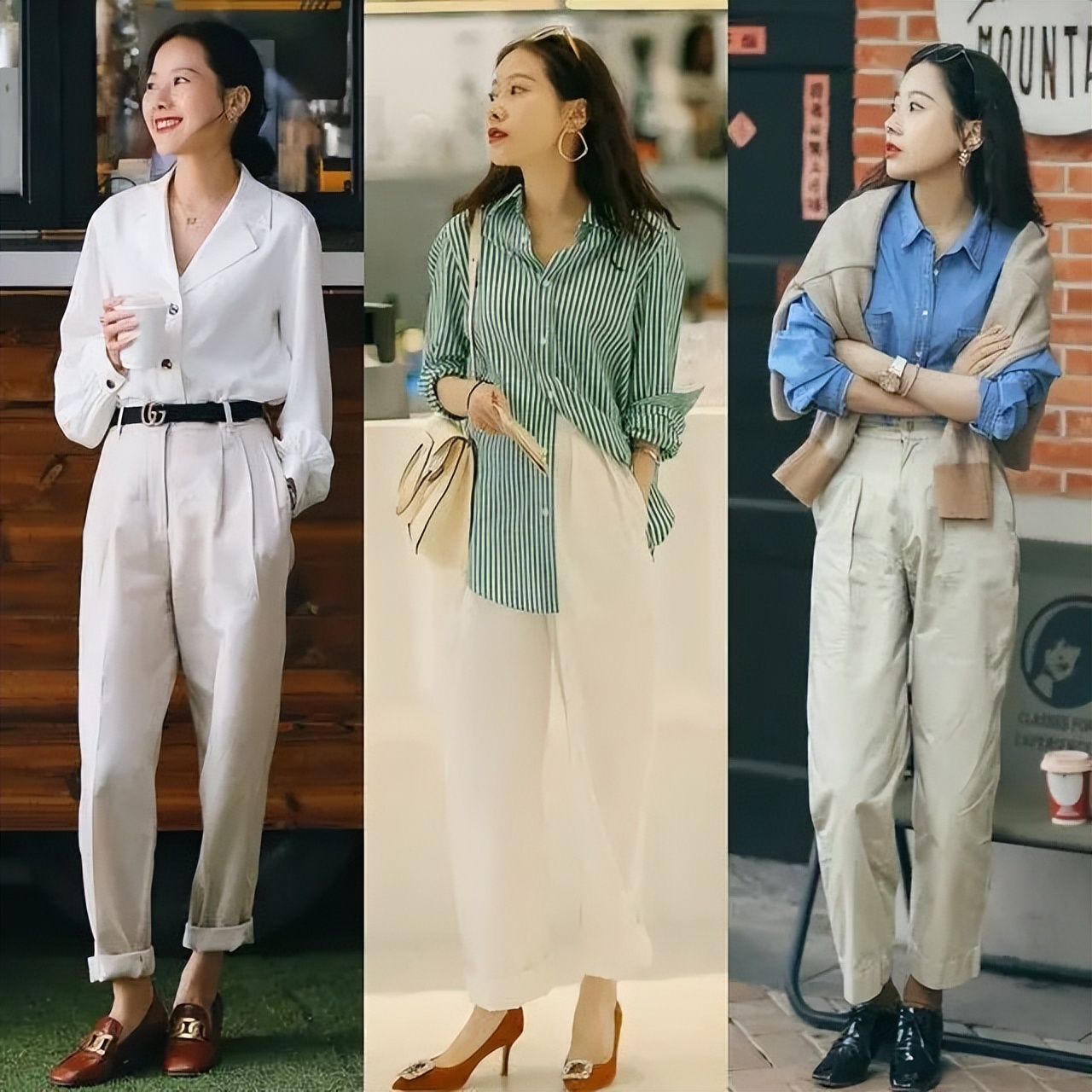 Charming fashion: women refuse to wear greasy clothes, learn 3 matching ...