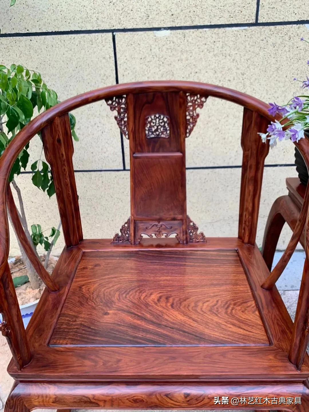 Hainan Huanghuali Palace Chair Three-piece Set - iNEWS