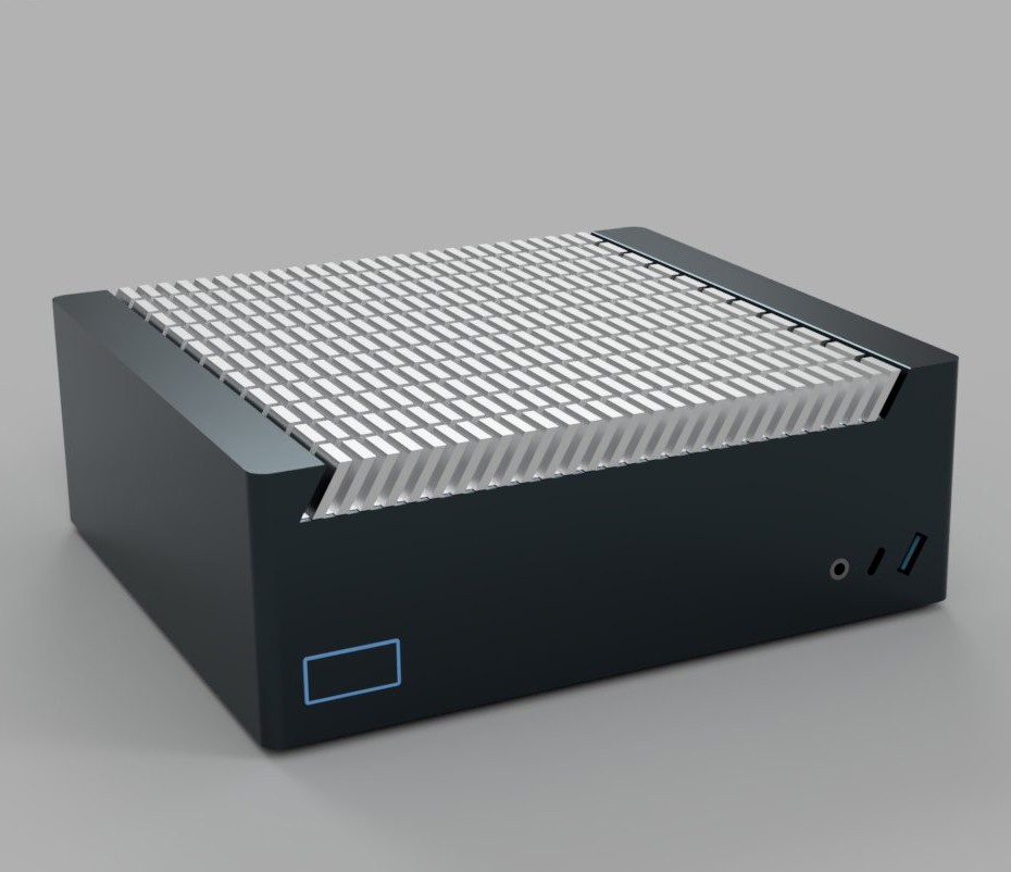 Designers make passive cooling ITX concept chassis, pursuing quiet use ...