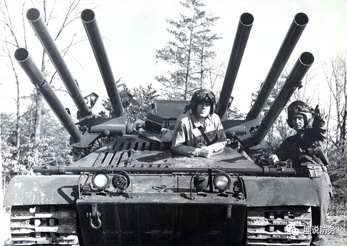 Six-barrel magic gun - M50 self-propelled multi-barrel recoilless gun ...