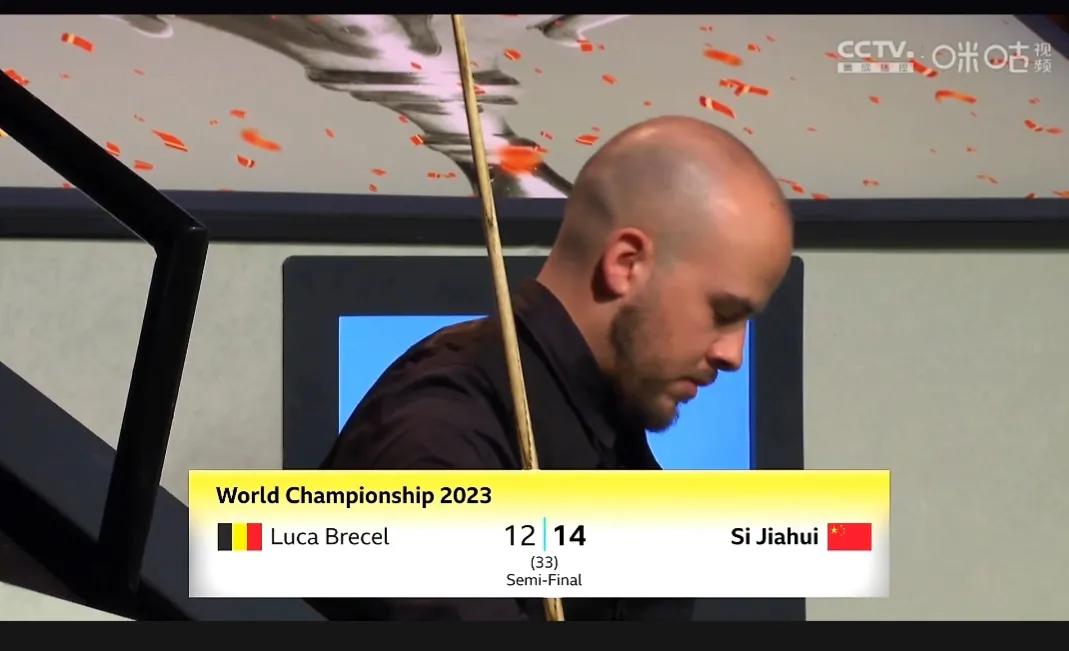 Snooker World Championship semi-finals, Brechel's terrifying 9 ...