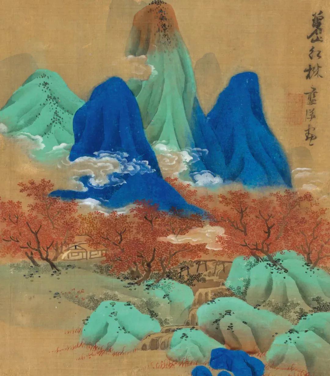Lan Ying's Antique Landscape Album: Wide range of fields and broad ...