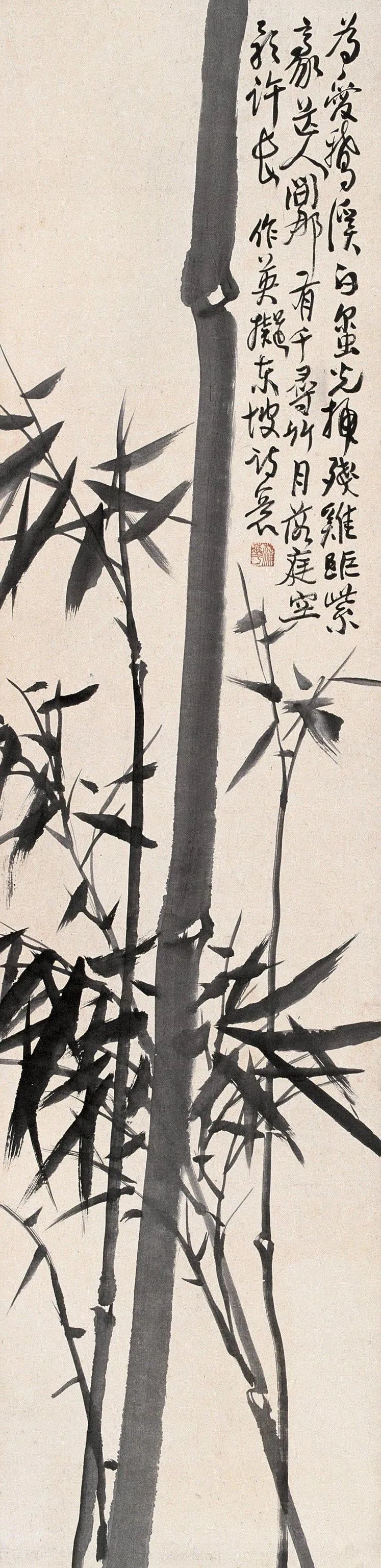 Pu Hua's painting of ink and bamboo is extraordinary! - iMedia