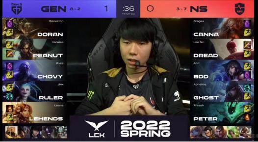 「VKGAME LOL」LCK：GEN 2-0 NS，輕鬆取勝 - 頭條匯