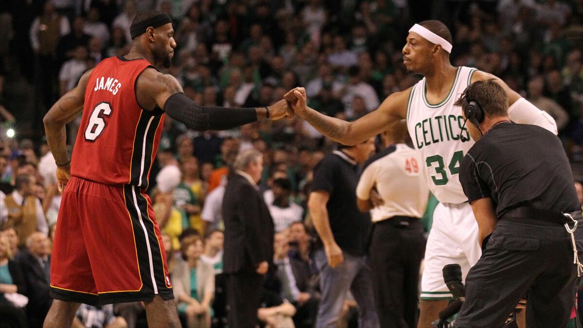 Pierce: My skills and talents are better than James, but James is the ...