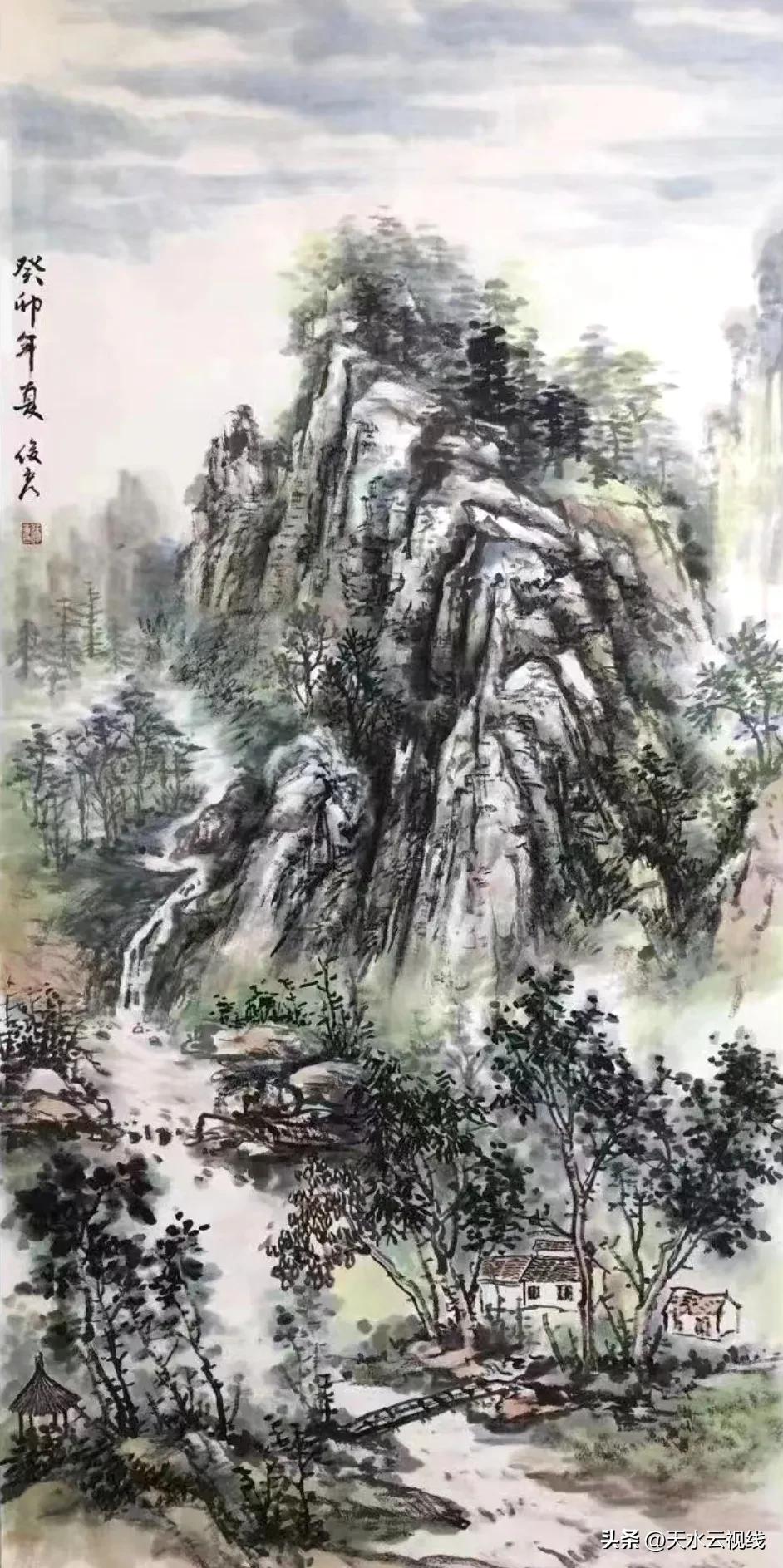 [Painting and Calligraphy] Appreciation of Ren Junyan's Landscape Paintings - iNEWS