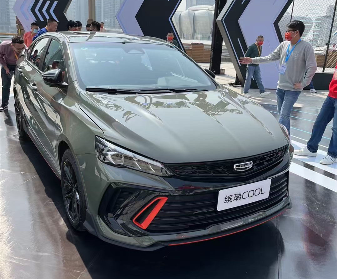 How "COOL" is it?Geely coupe real shot, with original rear wing, sporty ...