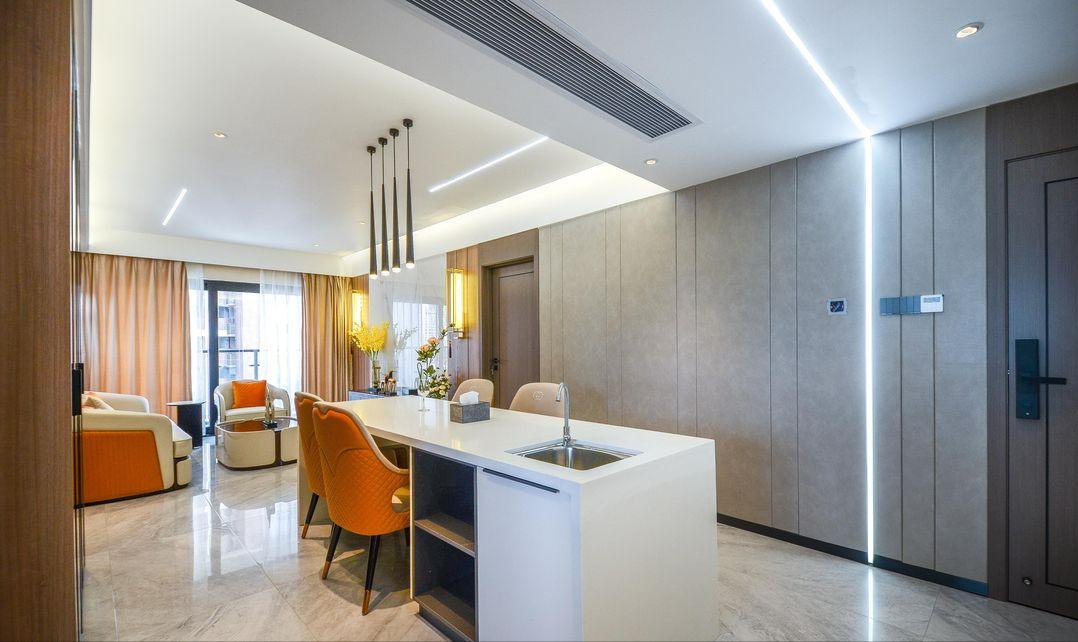 180 square meters, three rooms - modern light luxury and comfortable ...
