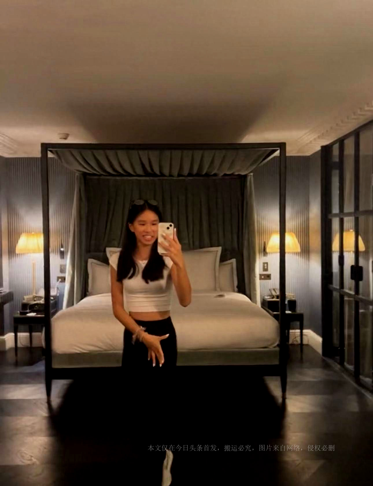 Lin Ruiyang's children appeared in France. The daughter was dressed ...