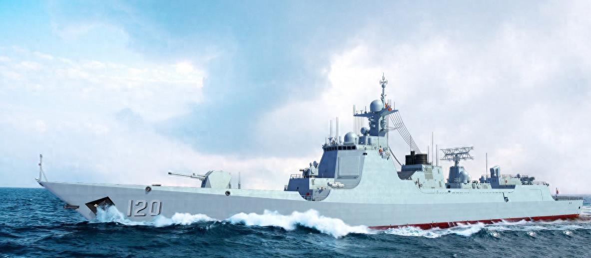 How does the Type 052d destroyer play multiple roles in a complex and ever-changing naval battle ...