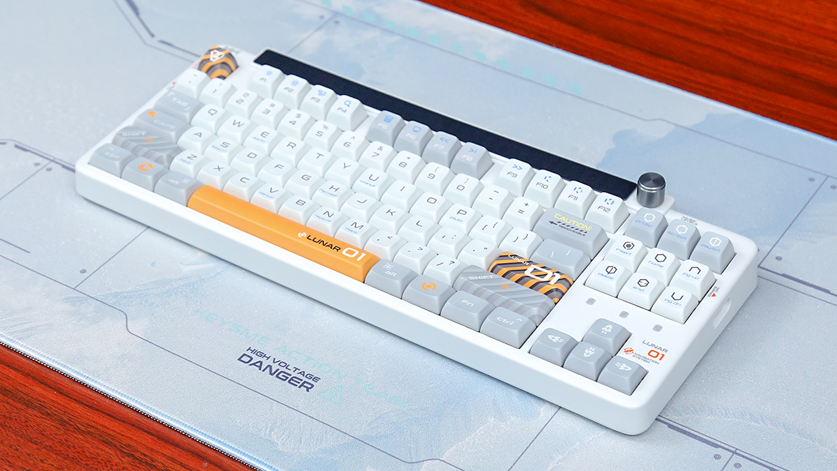 KeysMe Lunar 01 three-mode wireless mechanical keyboard review: cool ...