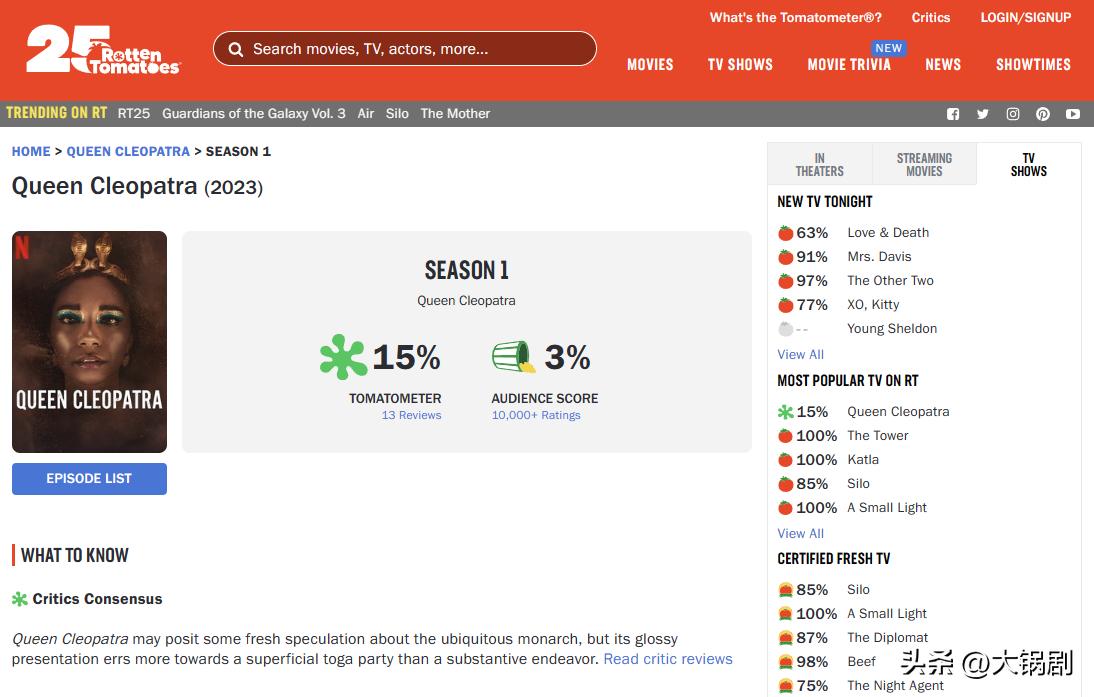 Netflix's black version of "Cleopatra" has received rave reviews, and ...