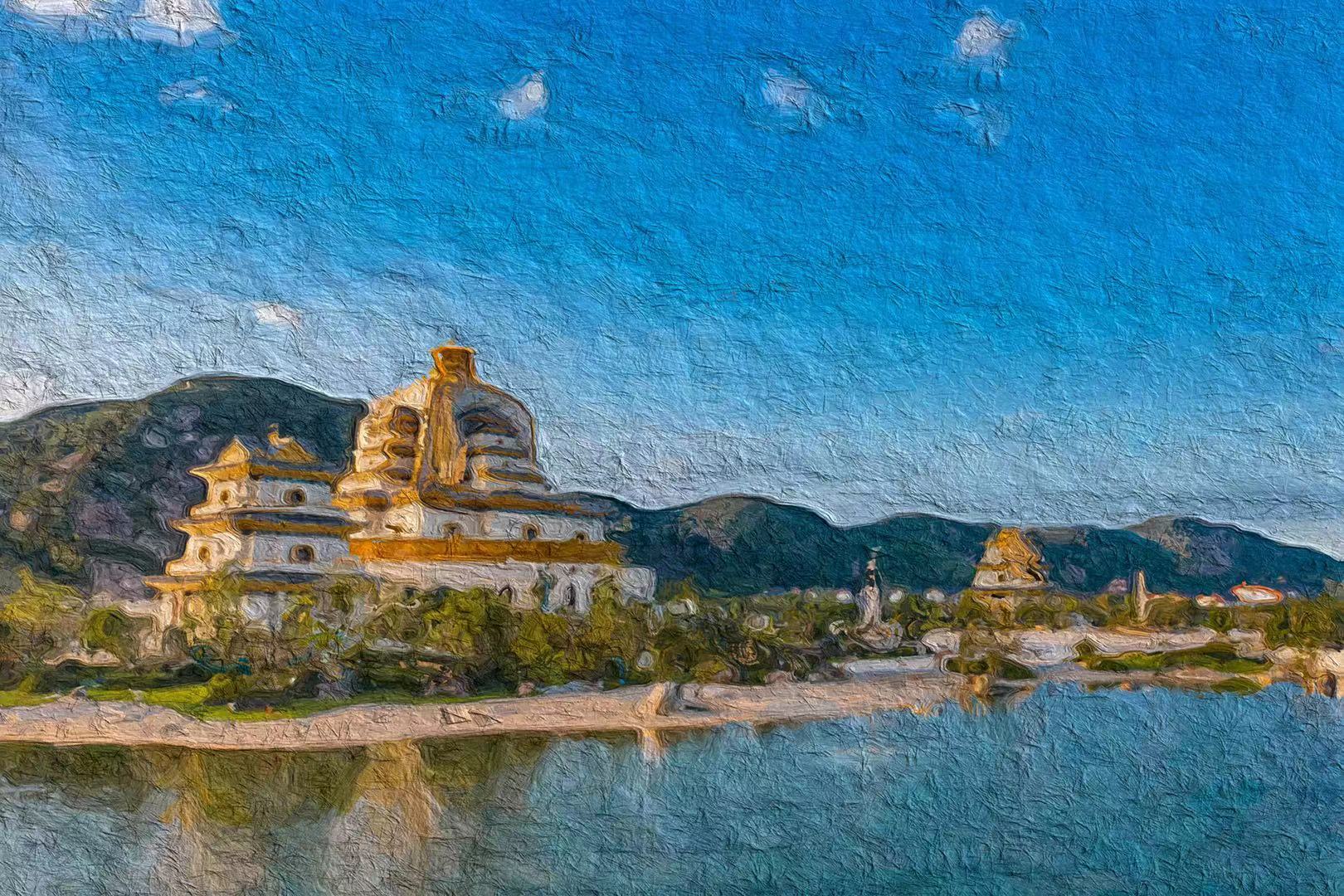 When I met Zhu Jiajian, the sea of stars and sea like an oil painting ...