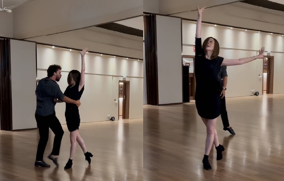 52-year-old Shanghai actress Wang Lin dances with the opposite sex!Big ...