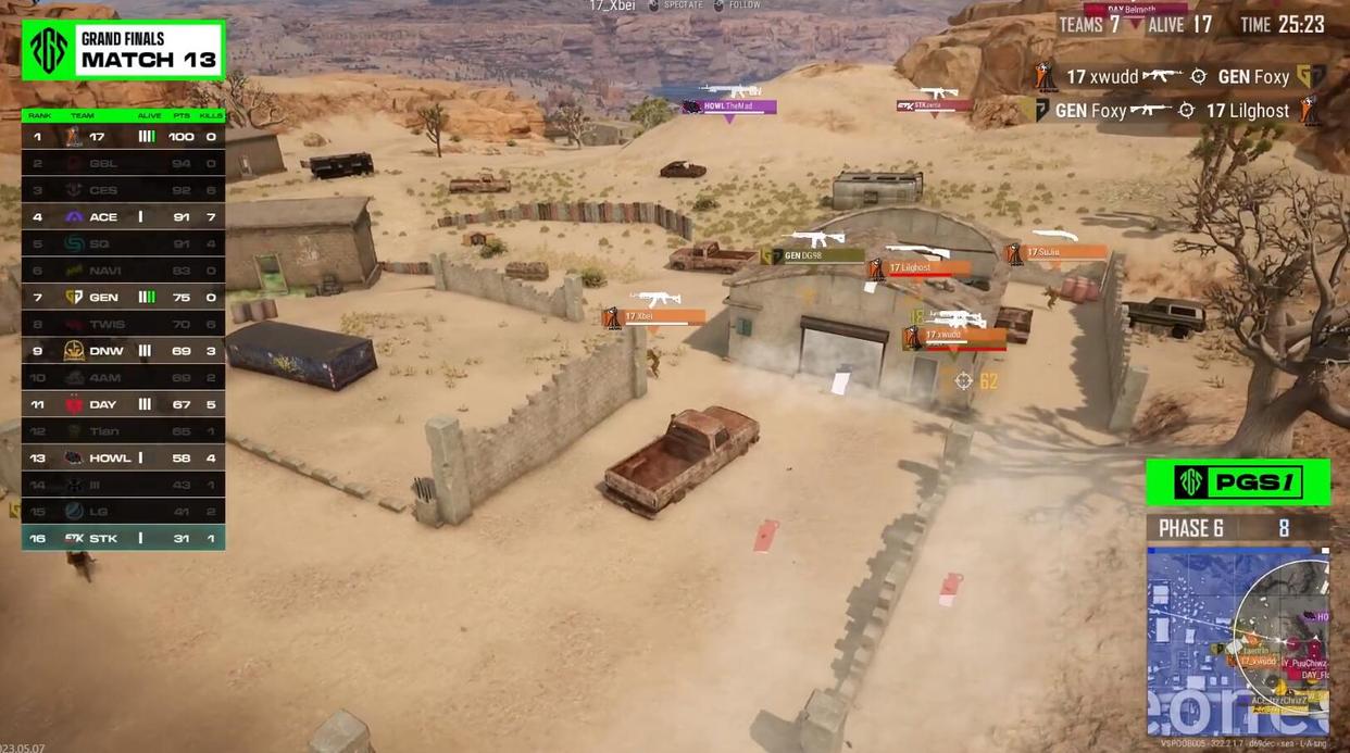 PlayerUnknown's Battlegrounds PGS1 final: 17 successfully won the championship! Tianba rushed to ...