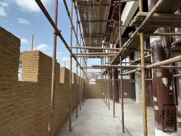 Exploring the Ancient City Wall of Rammed Earth Wall and Gray Brick ...