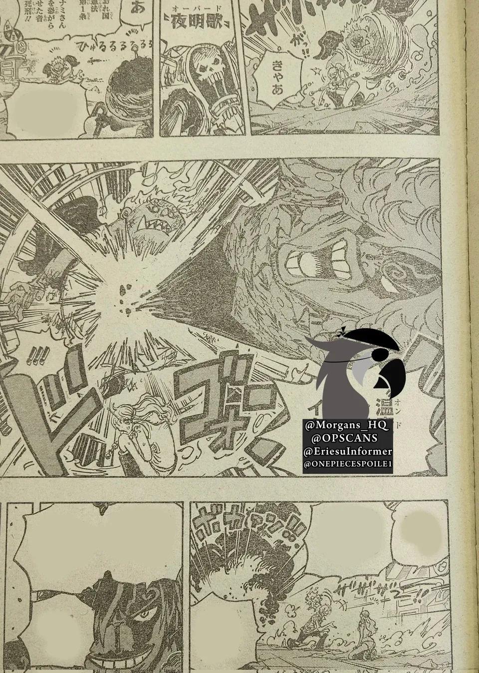One Piece Chapter 1077 Information: Explosion, Nami was attacked by ...