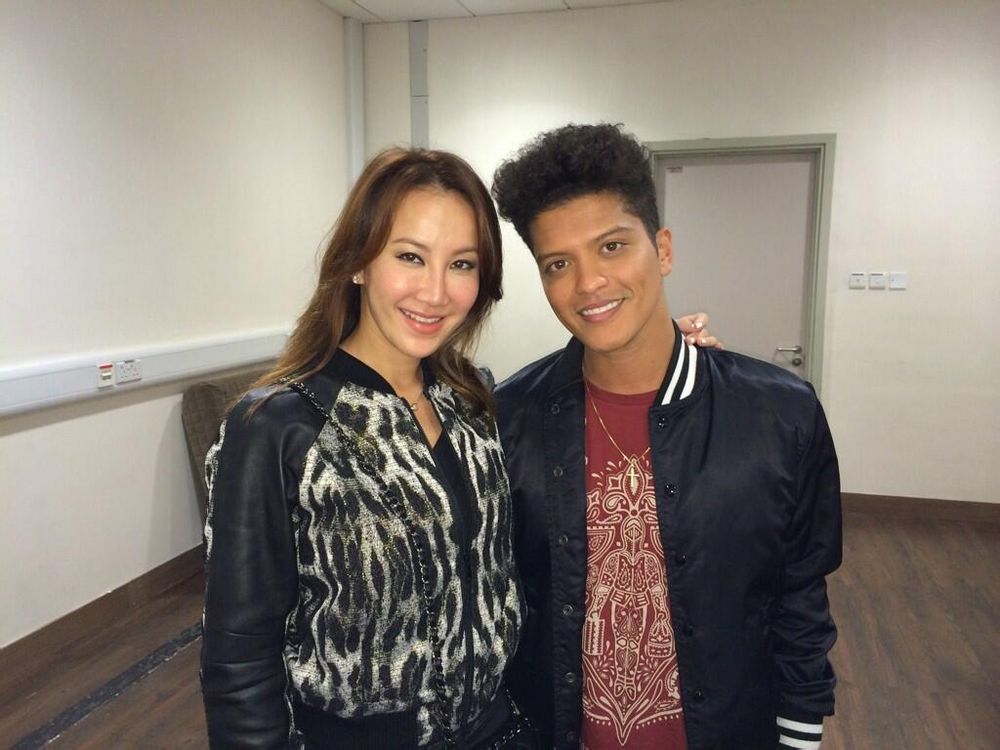 Coco Lee and international superstar Lady Gaga, Brother Mars, Michael ...
