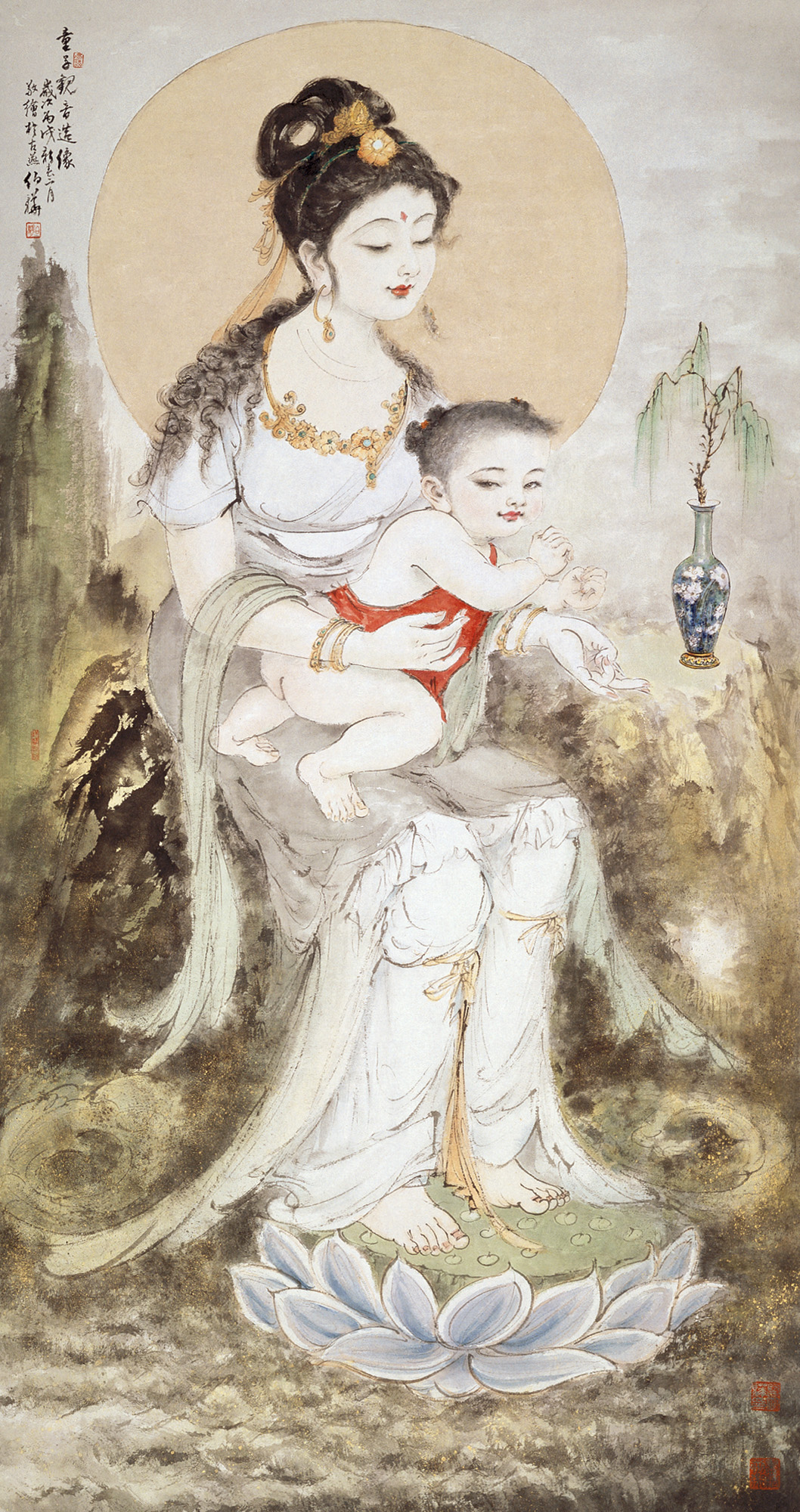 Bai Bohua's figure paintings are charming but not vulgar, realistic and ...