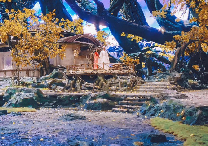 How thick is the beauty of "Canglan Jue"?The camera shot Yu Shuxin's ...